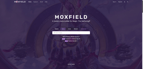 Publisher Showcase: Moxfield